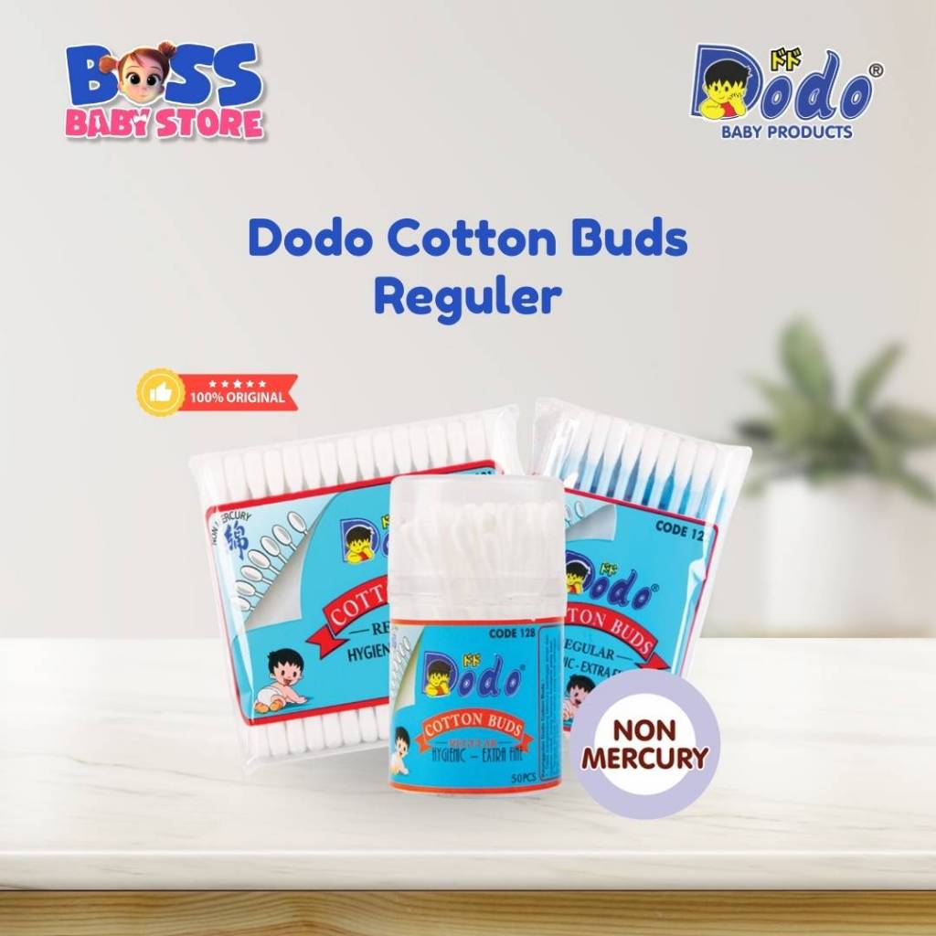 Jual BABY BOSS - Cotton Buds Reguler Dodo (isi 50 pcs, 100 pcs, pot 100 ...