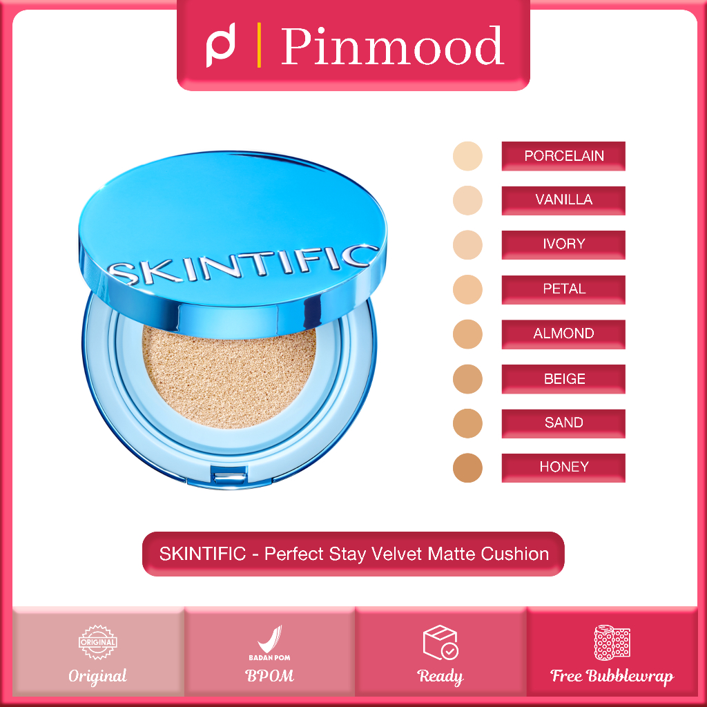 Jual SKINTIFIC - PERFECT STAY VELVET MATTE CUSHION ( 11 ml ) - Cushion ...