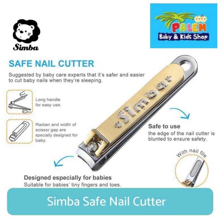 Jual Simba Safe Nail Clipper gunting kuku bayi P 1745 | Shopee Indonesia