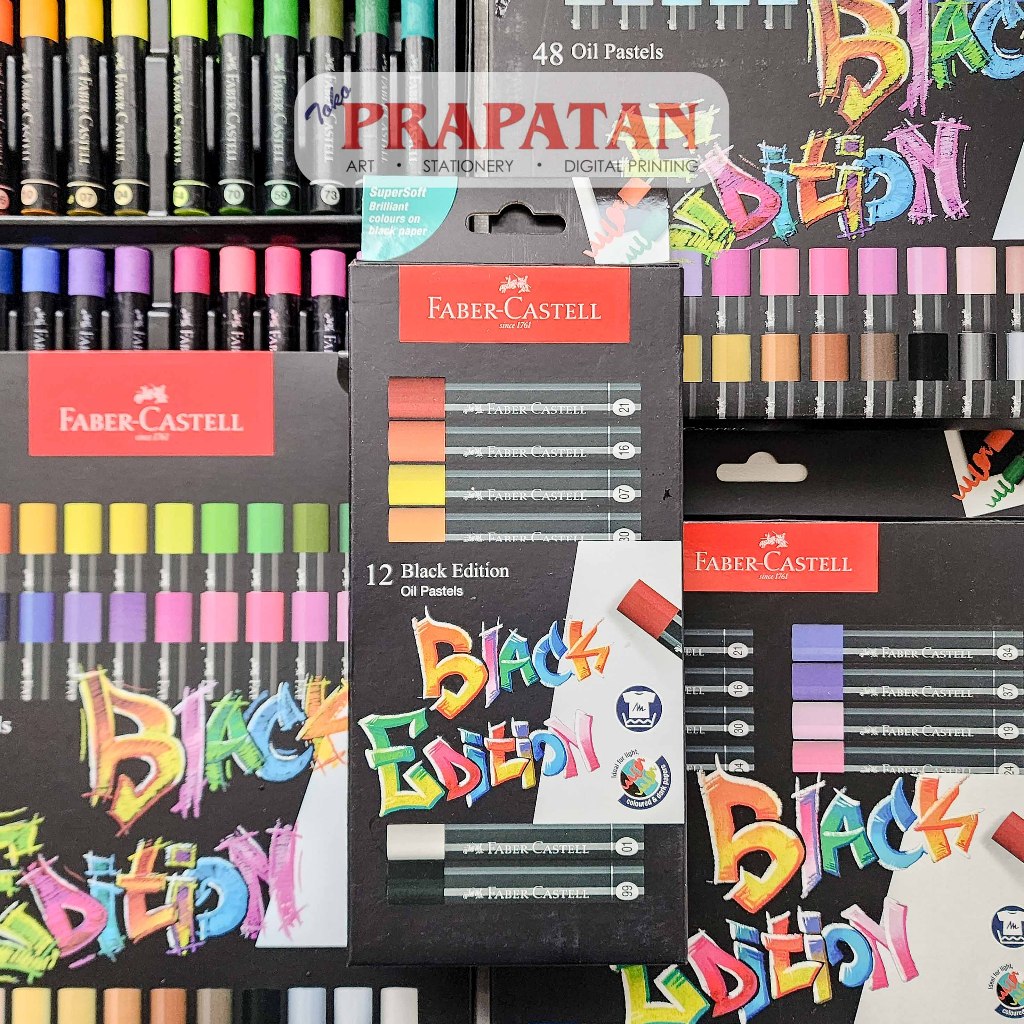 Jual Faber Castell Oil Pastel Black Edition | Crayon Minyak | Shopee ...