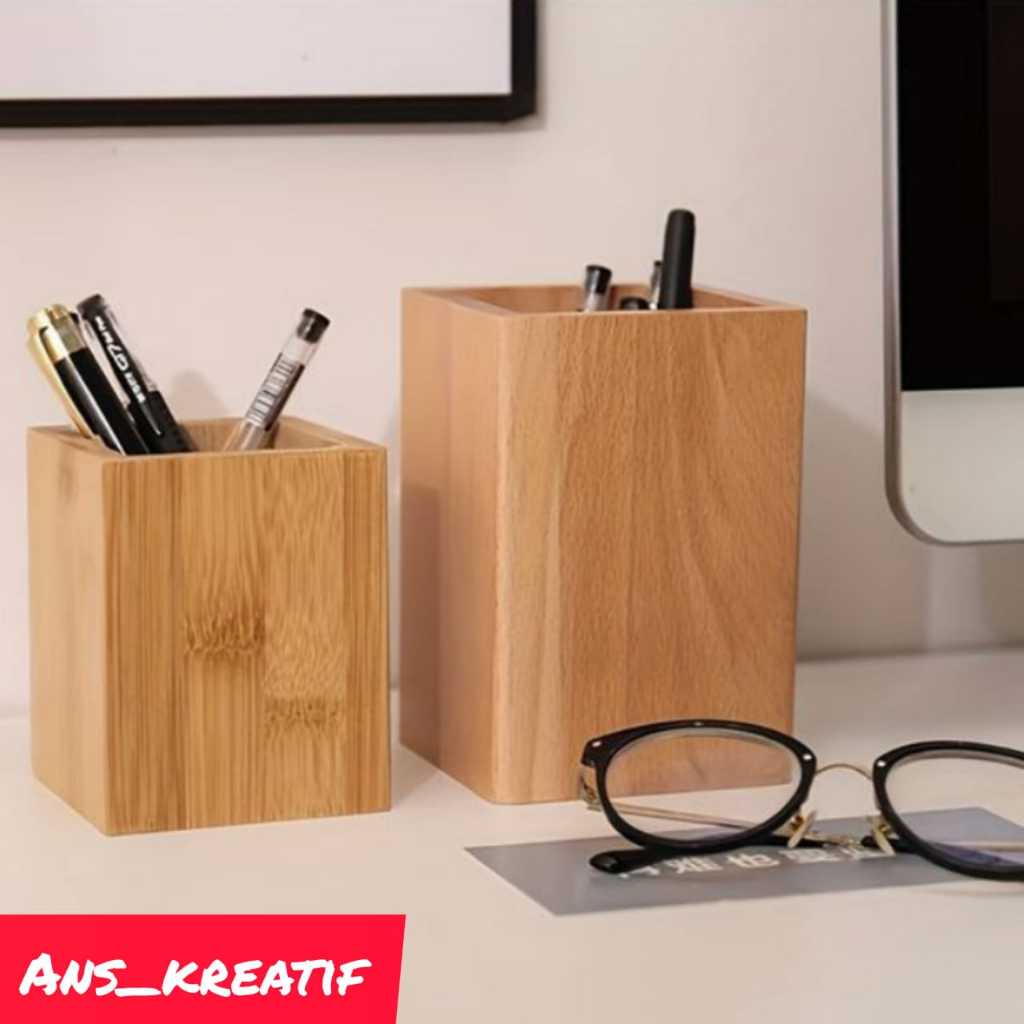 Jual (READY)Pen Holder / Tempat Pulpen Pensil Kayu | Shopee Indonesia