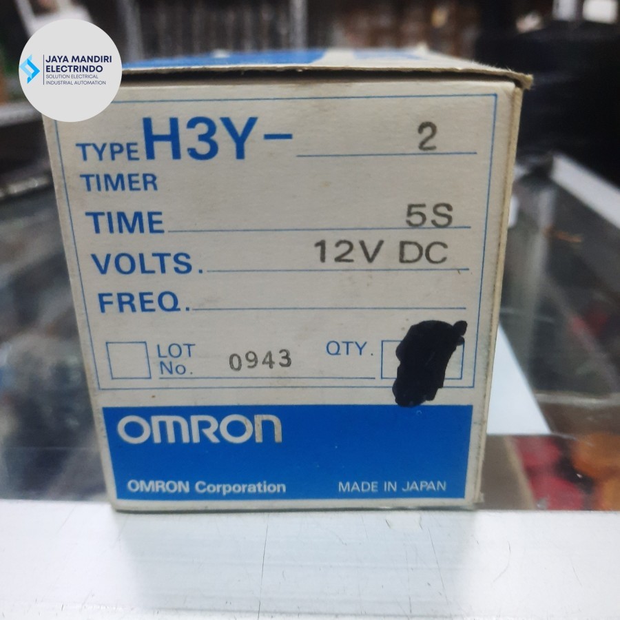 Jual TIMER MINI OMRON H3Y-2 5S 12VDC ORIGINAL JAPAN | Shopee Indonesia