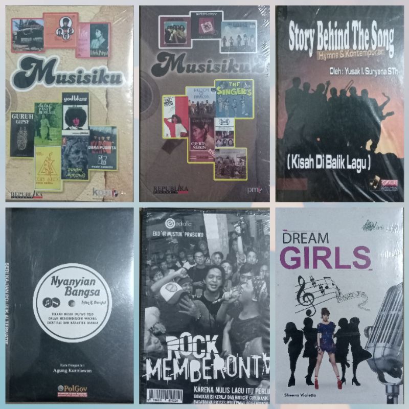 Jual Buku Musikku,musikku 2,Nyanyian bangsa,Story behind the song,Dream ...