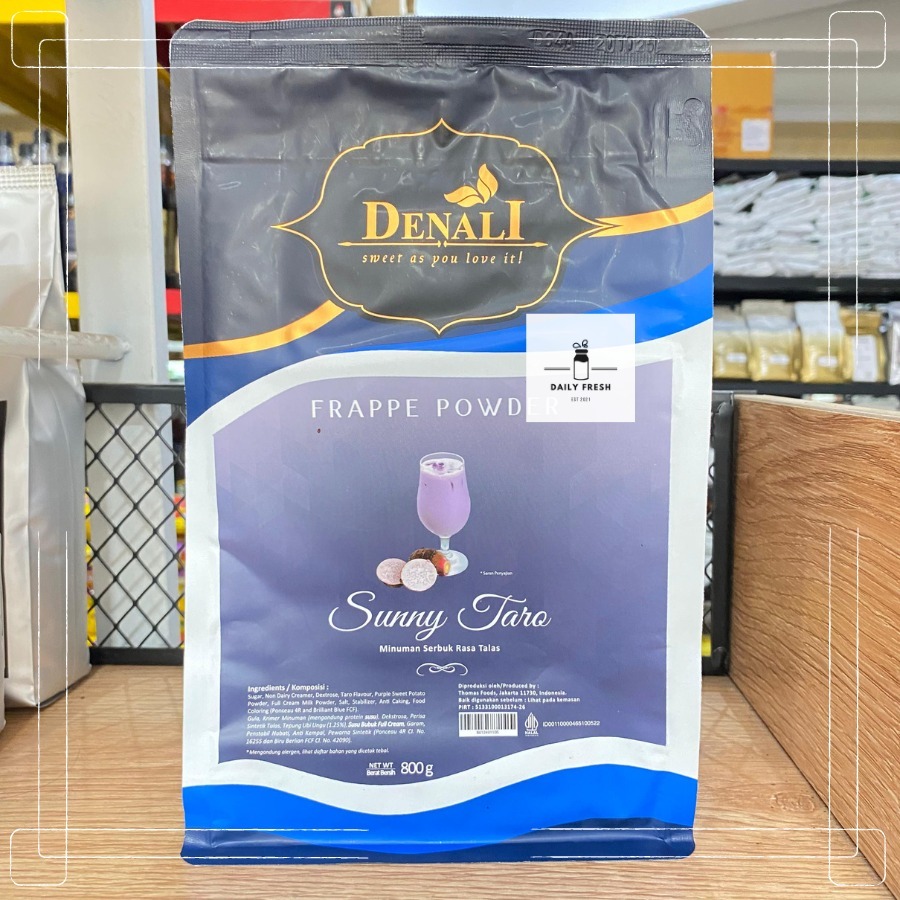 Jual DENALI SUNNY TARO POWDER 800 GR - DENALI BUBUK | Shopee Indonesia