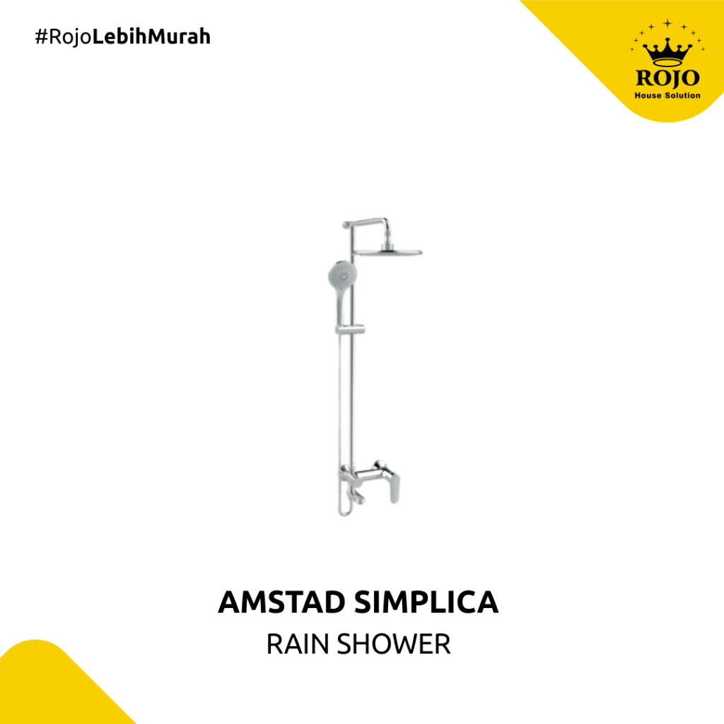 Jual Amstad Simplica Rainshower System 3 Way | Shopee Indonesia