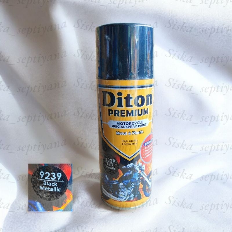 Jual Pilok Pilox Pylox Cat Semprot Diton Premium Black Metallic Hitam ...