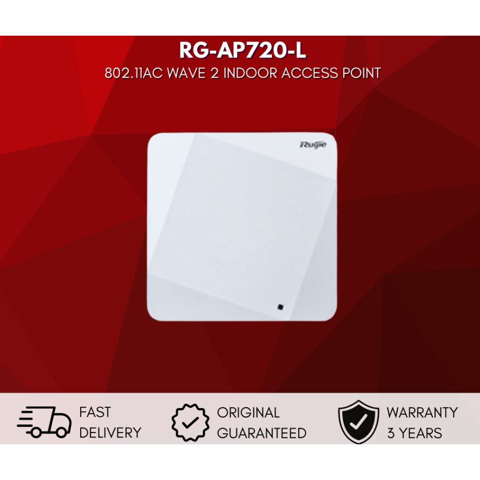 Jual RG-AP720L RUIJIE ENTERPRISE INDOOR 802.11AC WAVE 2 ACCESS POINT ...