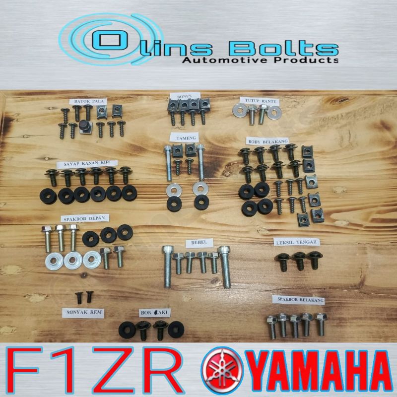 Jual Baut Body Fizr Full set/Baut Baud Yamaha force 1 Full Body 1 set ...