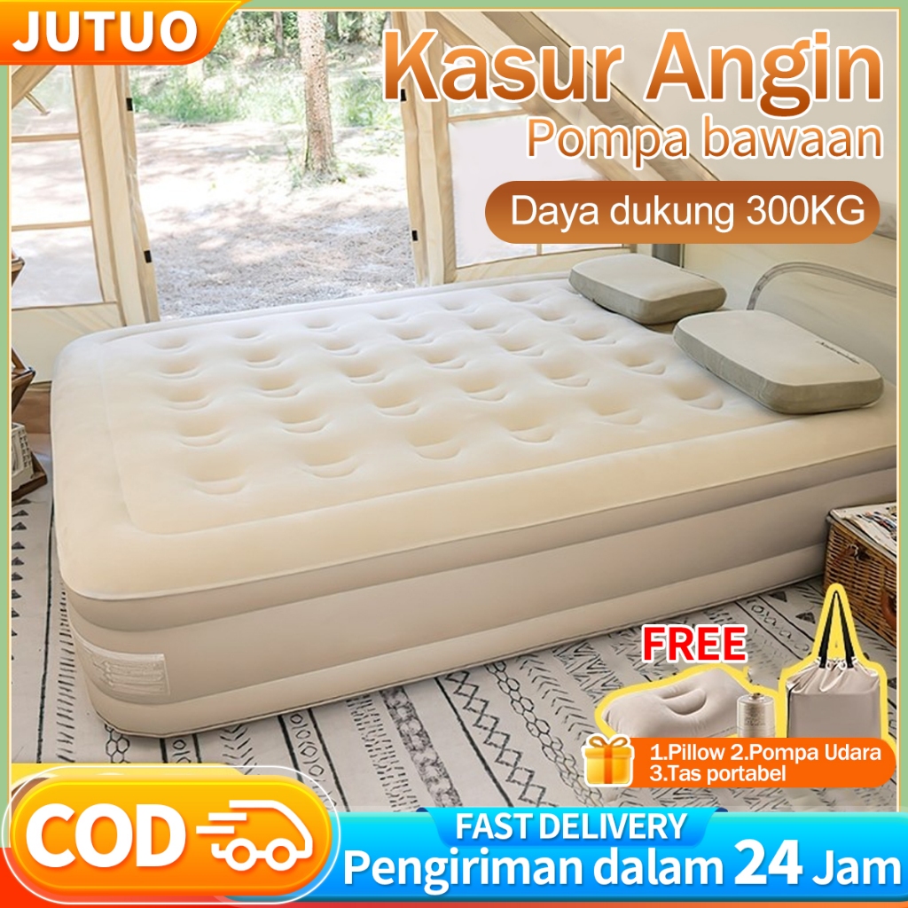 Jual JT Outdoor matras kasur pompa matras tidur kasur angin bisa tahan ...