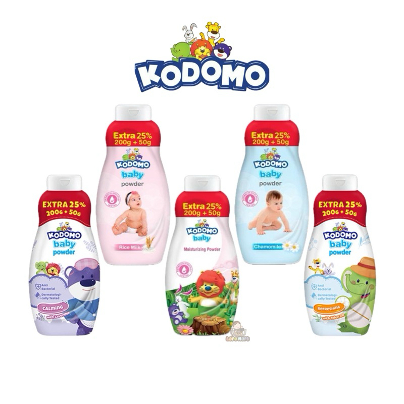 Jual Kodomo Baby Powder 200+50gr - Bedak Tabur Bayi Calming ...