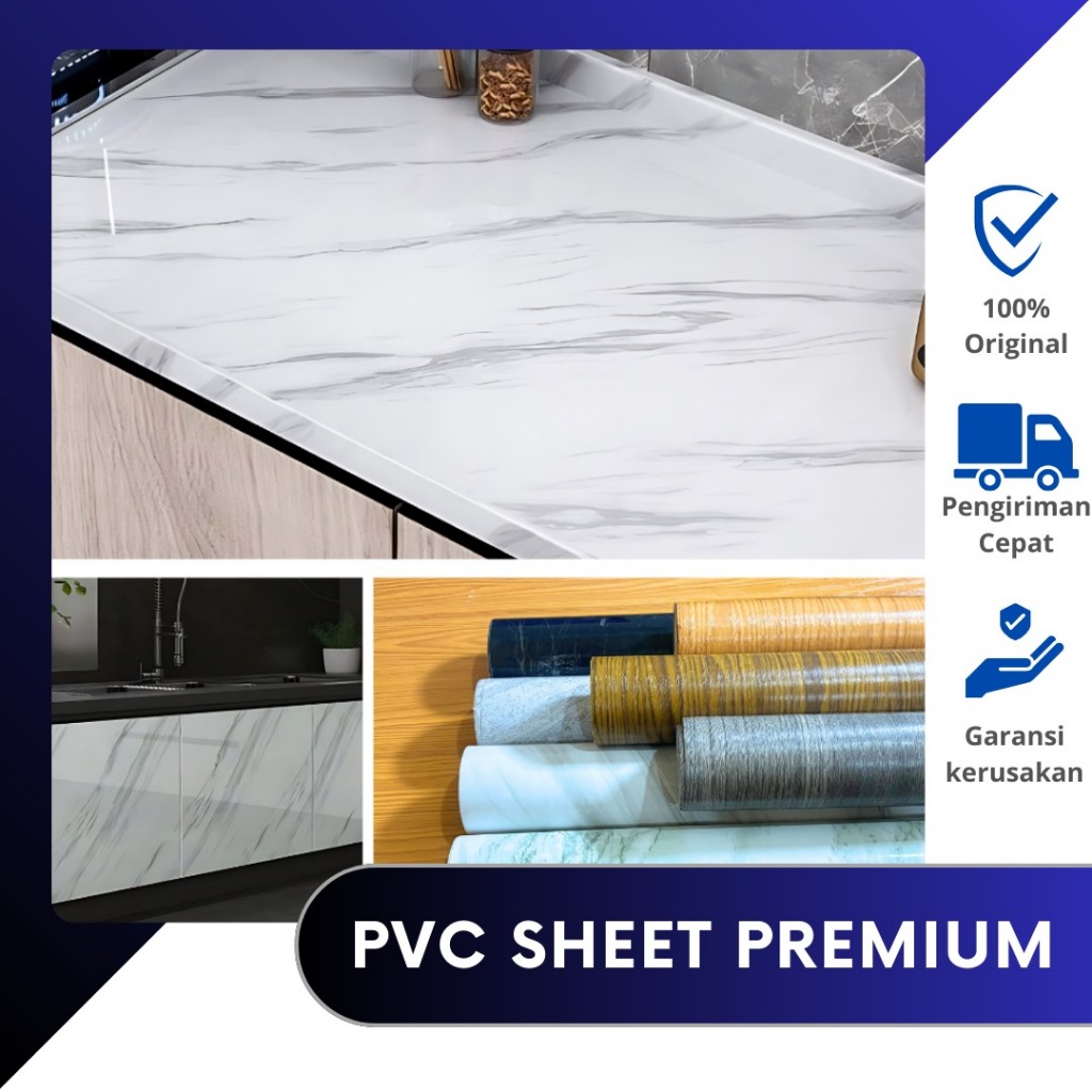 Jual PVC SHEET (Sudah ada Lem)/Deco Sheet pelapis furniture/ sticker ...