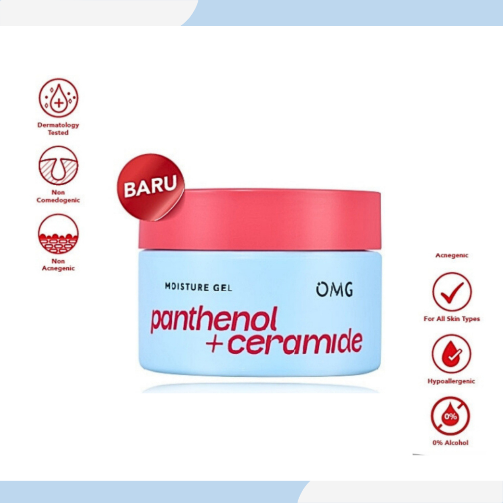 Jual OMG Oh My Glow Panthenol + Ceramide Moisture Gel 30g/Pelembab Wajah | Shopee Indonesia
