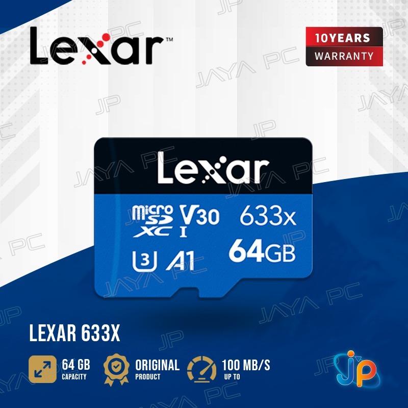Jual Lexar High Performance 633X MicroSDHC A1 64GB - Micro SD 64 GB | Shopee Indonesia