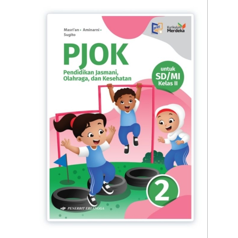 Jual Buku Penjas/PJOK SD Erlangga kelas 2 Kurikulum Merdeka (original ...