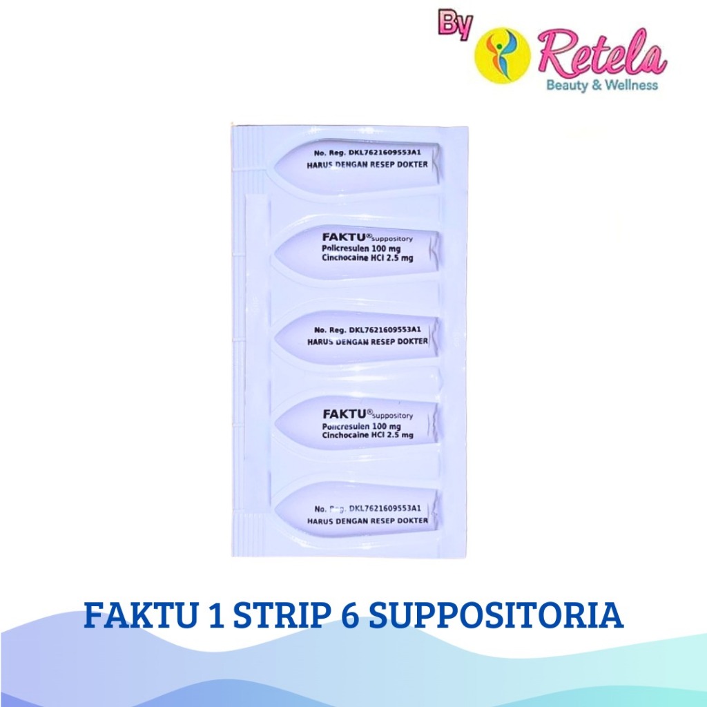 Jual FAKTU 1 STRIP 5 SUPPOSITORIA | Shopee Indonesia