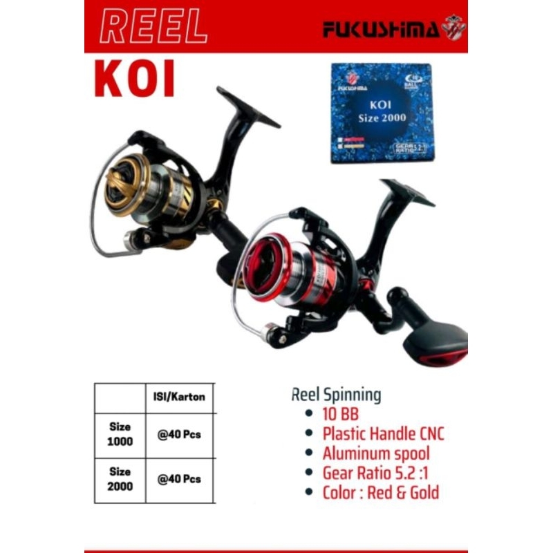 Jual Reel Fukushima Koi | Shopee Indonesia