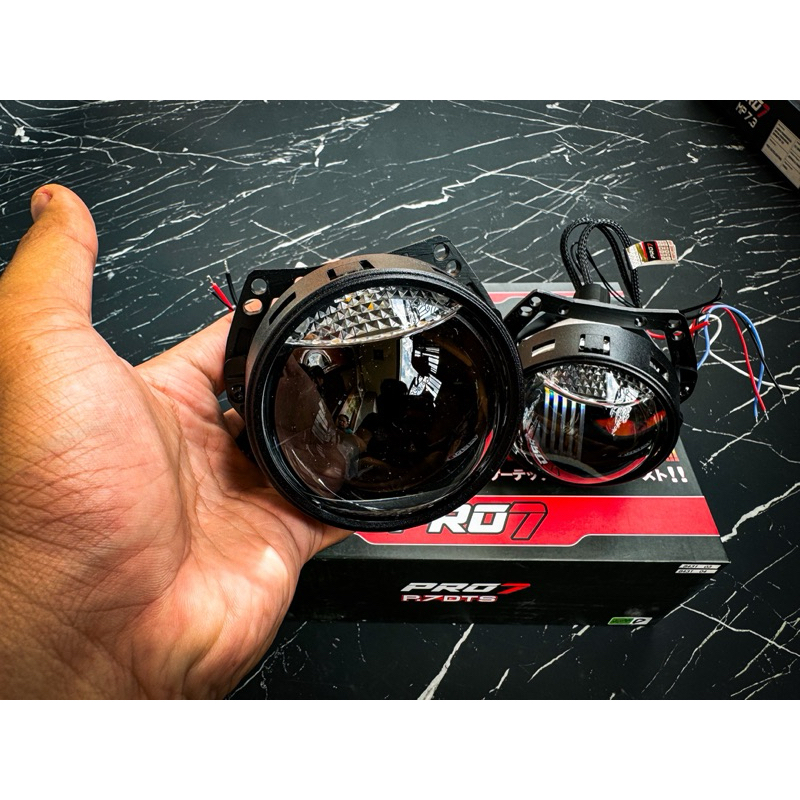 Jual PRO7 P7DTS BILED Projector Clear Lens Premium 3Inch | Shopee Indonesia