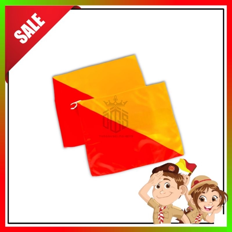 Jual BENDERA SEMAPUR SEMAPHORE TONGKAT PRAMUKA | Shopee Indonesia