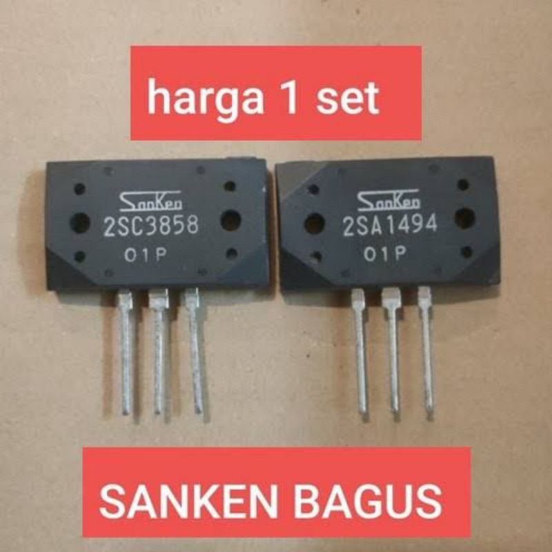 Jual transistor sanken 2sc3858 2sa1494 lot 01p | Shopee Indonesia