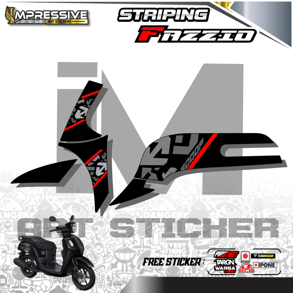 Jual STRIPING STICKER YAMAHA FAZZIO - STRIPING YAMAHA FAZZIO -YAMAHA ...