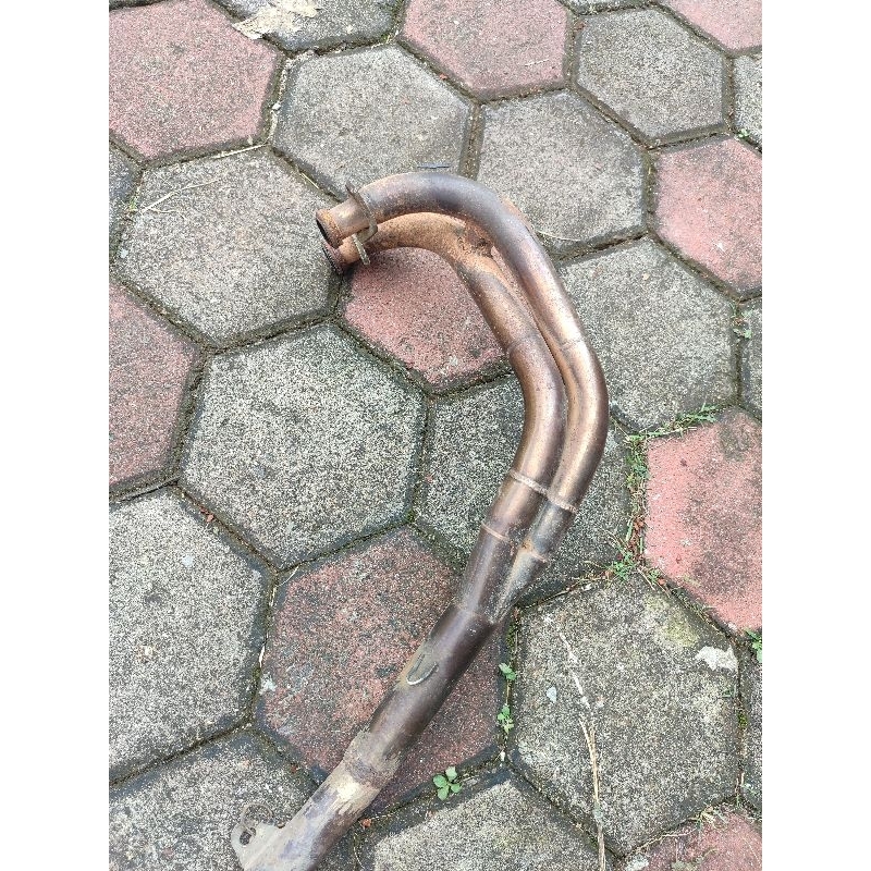 Jual knalpot header sc project ninja 250 bekas fullsystem full set ...