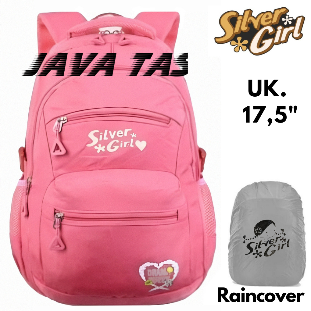 Jual Tas Ransel Backpack Anak Sekolah Perempuan ALTO SILVER GIRL QueeN LoVe ORIGINAL SD SMP ...