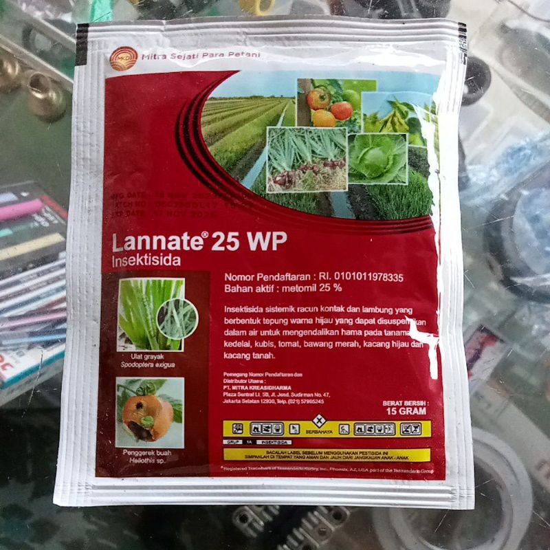 Jual Insektisida Lannate 25WP Kemasan 15 Gram | Shopee Indonesia