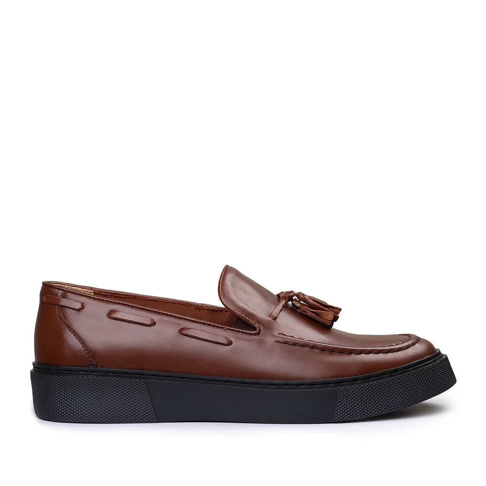 Jual Prabu - Caka Calf Chestnut Sepatu Slip On Sneakers Kulit Pria ...