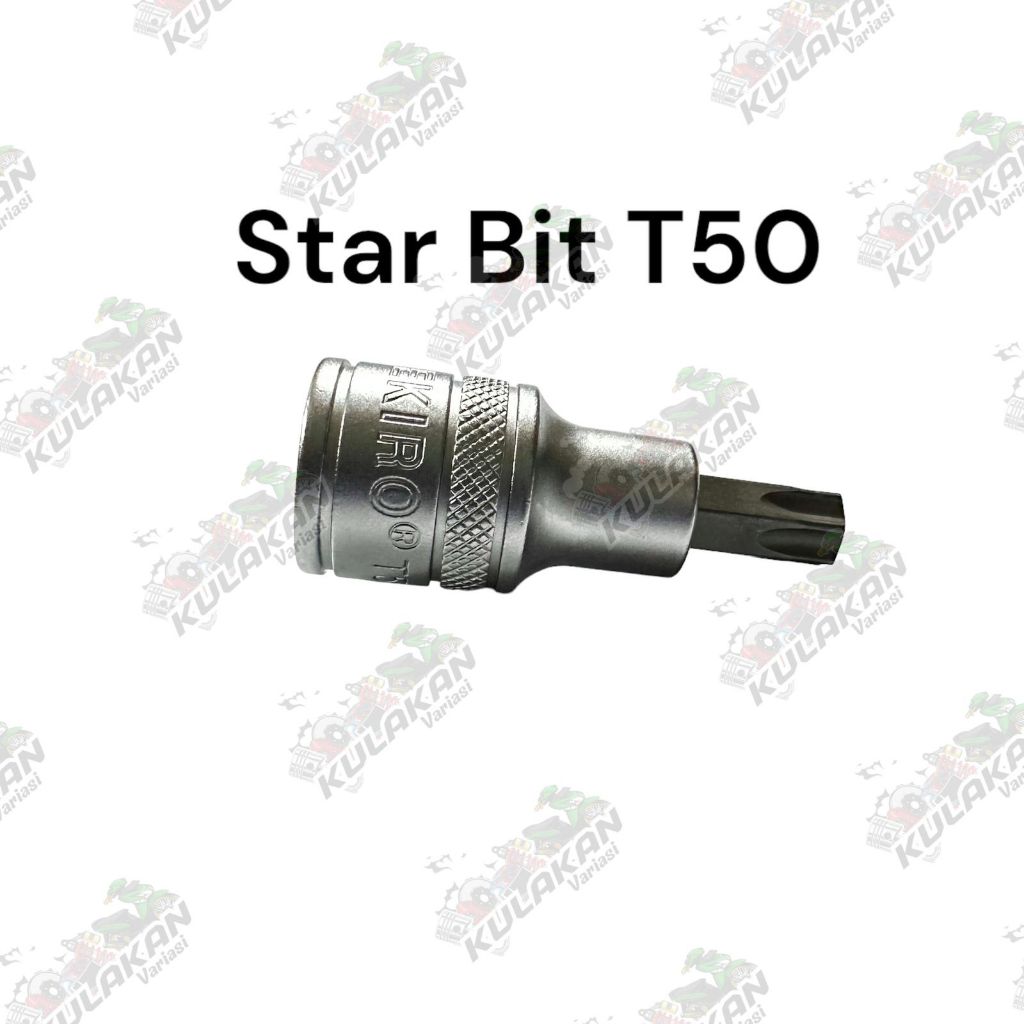 Jual TEKIRO Star Bit Mata Sock Socket Bintang T50 | Kunci Kaliper ...