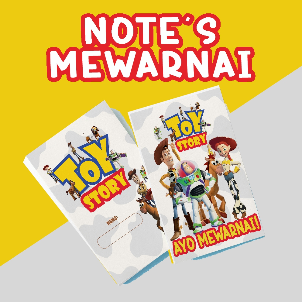 Jual Buku Kecil Mewarnai - Note Mewarnai Toy Story | Shopee Indonesia