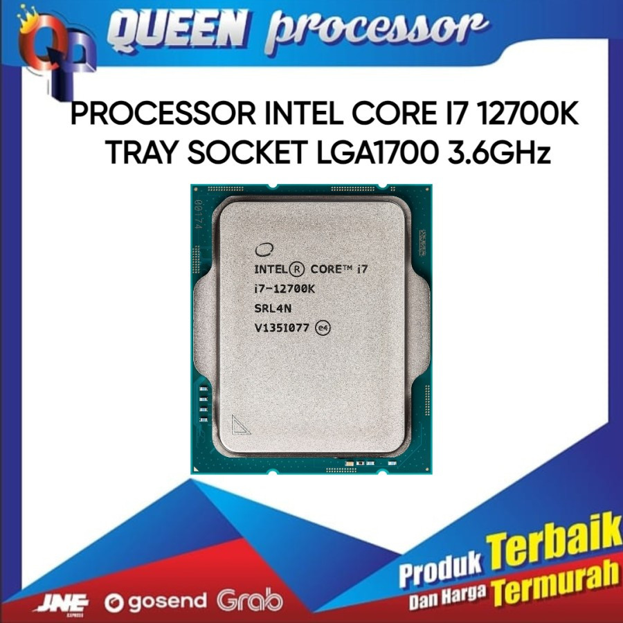 Jual PROCESSOR INTEL CORE I7 12700K TRAY SOCKET LGA1700 3.6GHz | Shopee Indonesia