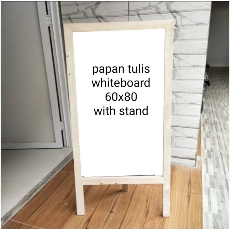 Jual PAPAN TULIS WHITEBOARD 60 X 80 WITH STAND | Shopee Indonesia
