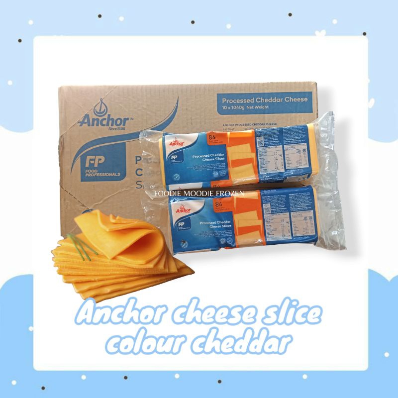 Jual Anchor cheese slice cheddar melt orange/keju cheddar slice anchor ...