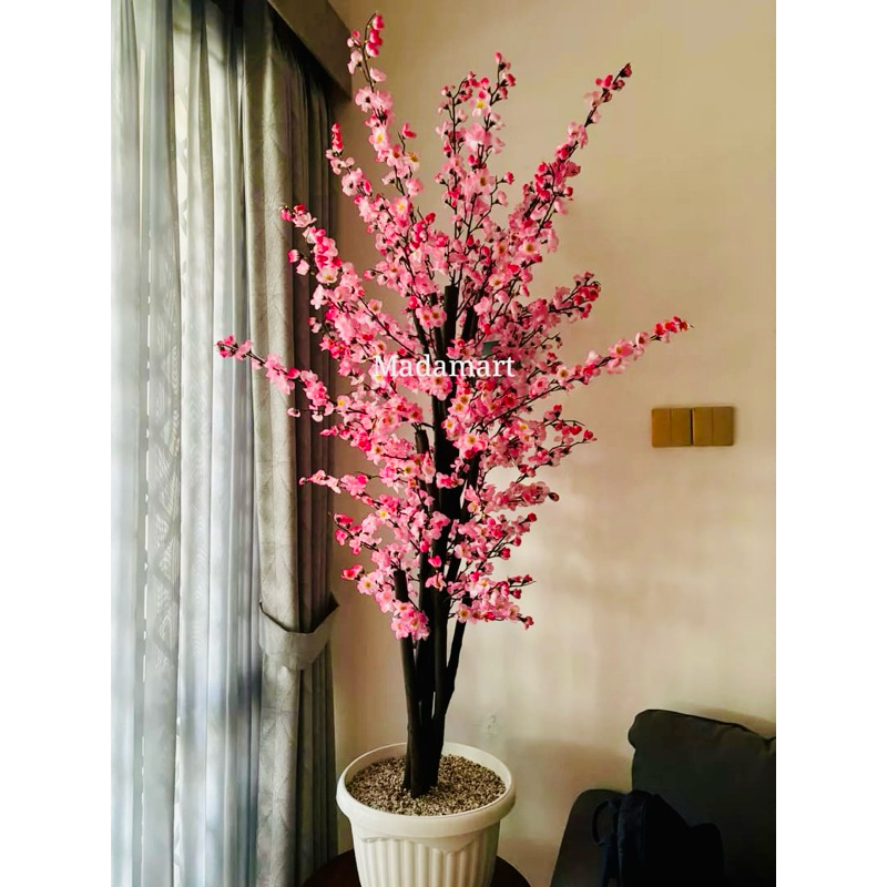 Jual Pohon sakura jumbo mewah tinggi dengan pot estetik | Shopee Indonesia