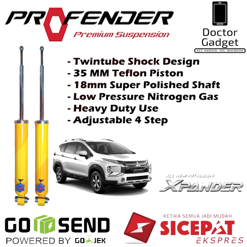 Jual Profender Shockbreaker Mitsubishi Xpander Cross Twintube 4 Steps ...