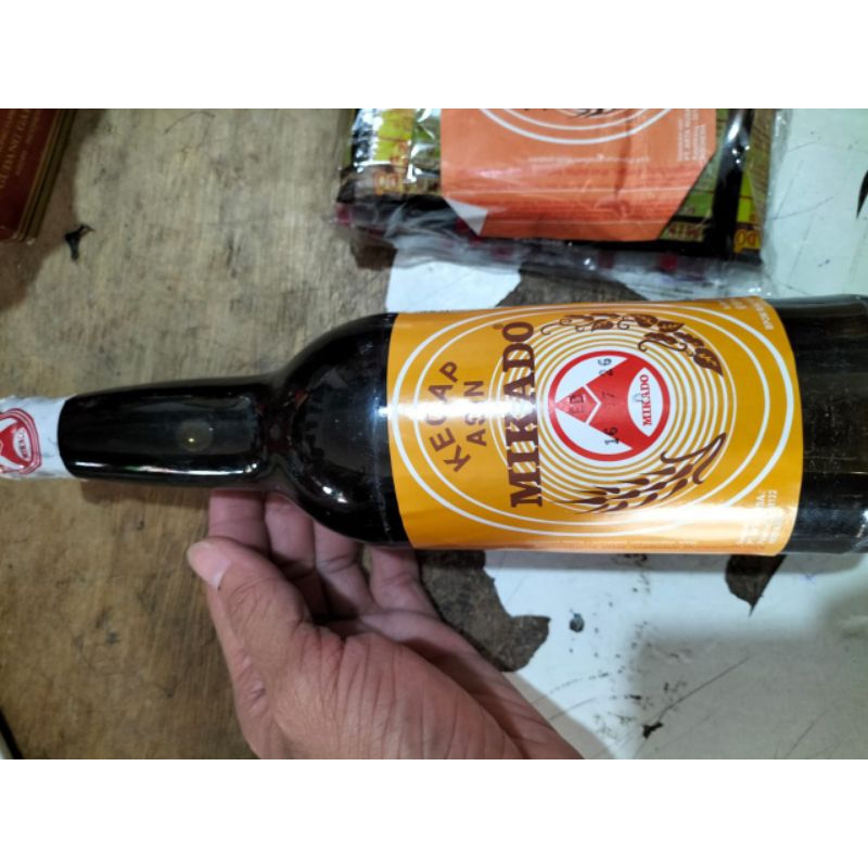 Jual Kecap Asin dan Manis Cap Mikado Botol Beling Besar & Botol Kecil ...
