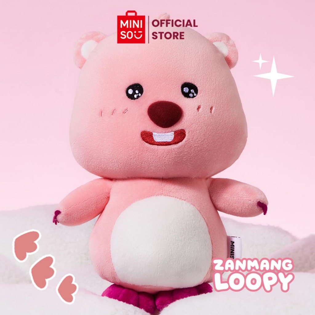 Jual Miniso x ZANMANG Loopy Collection Mainan Mewah 10in. Plush Toy ...
