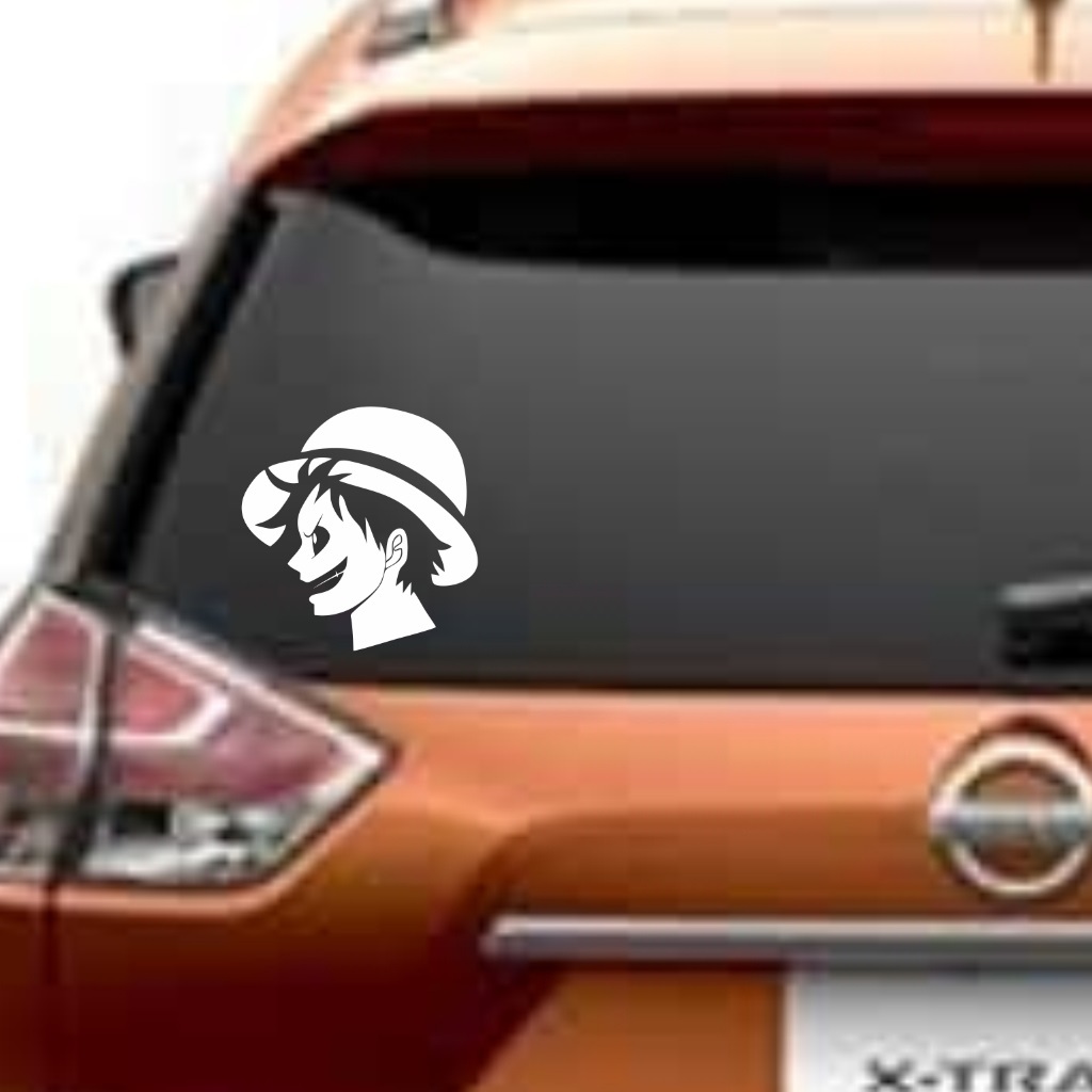Jual BLIGHOO CUTTING STICKER KACA MOBIL LUFFY 20CM STIKER MOBIL ANIME ...