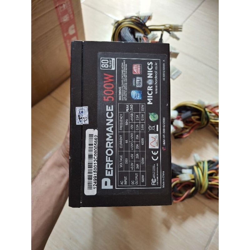 Jual Power Supply 500 Watt 80+ Power Station / Micronics / Zalman ...