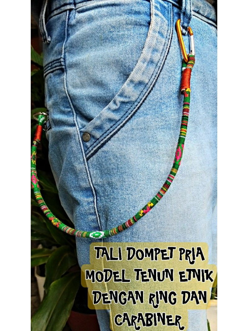 Jual TALI DOMPET PRIA ETNIK PRUSIK PREMIUM CARABINER KUNING/PANJANG ...