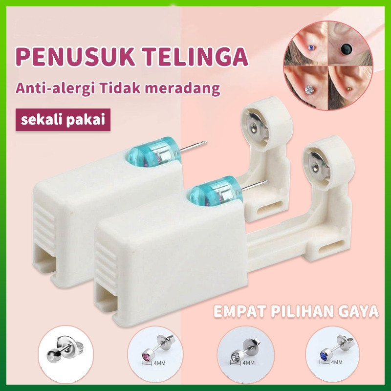 Jual Alat Tindik Telinga Kuping Hidung Piercing Steril Tidak sakit ...