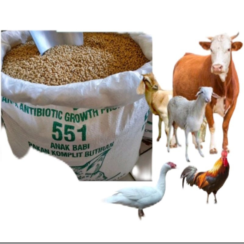 Jual Konsentrat 551 Anak Babi Hi Gro Pakan Komplit Butiran 15 Kg ...