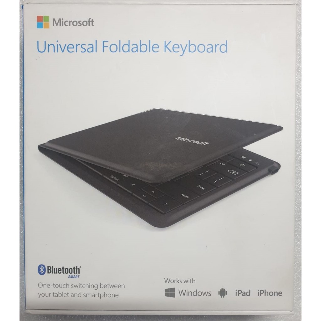 Jual Promo!!! Microsoft Wireless Universal Foldable Keyboard, QWERTY ...