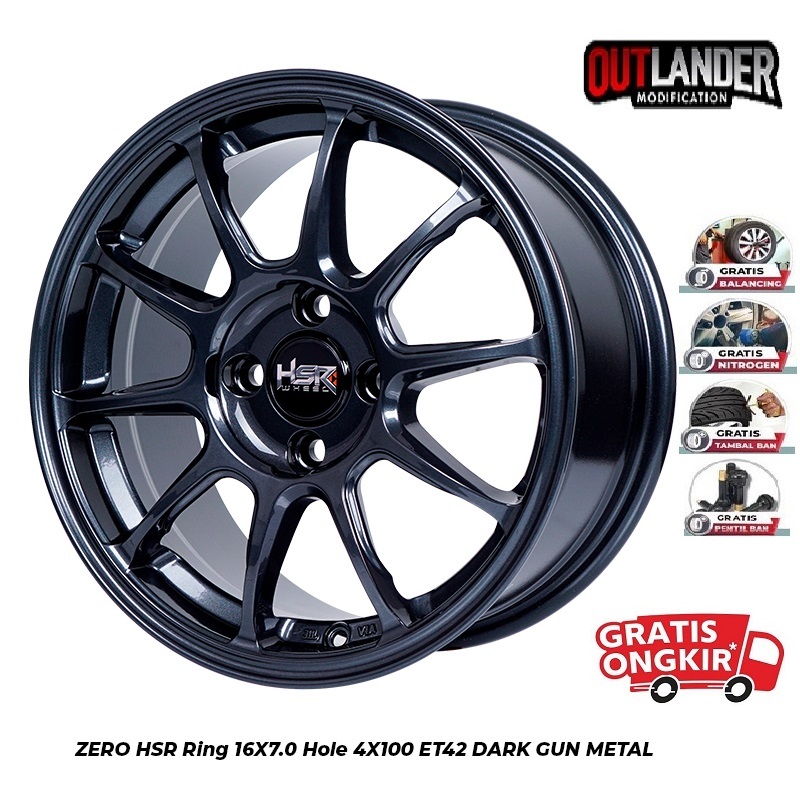 Jual Velg Racing Ring 16 Brio Mirage Starlet Vios Avega Datsun Ignis ...