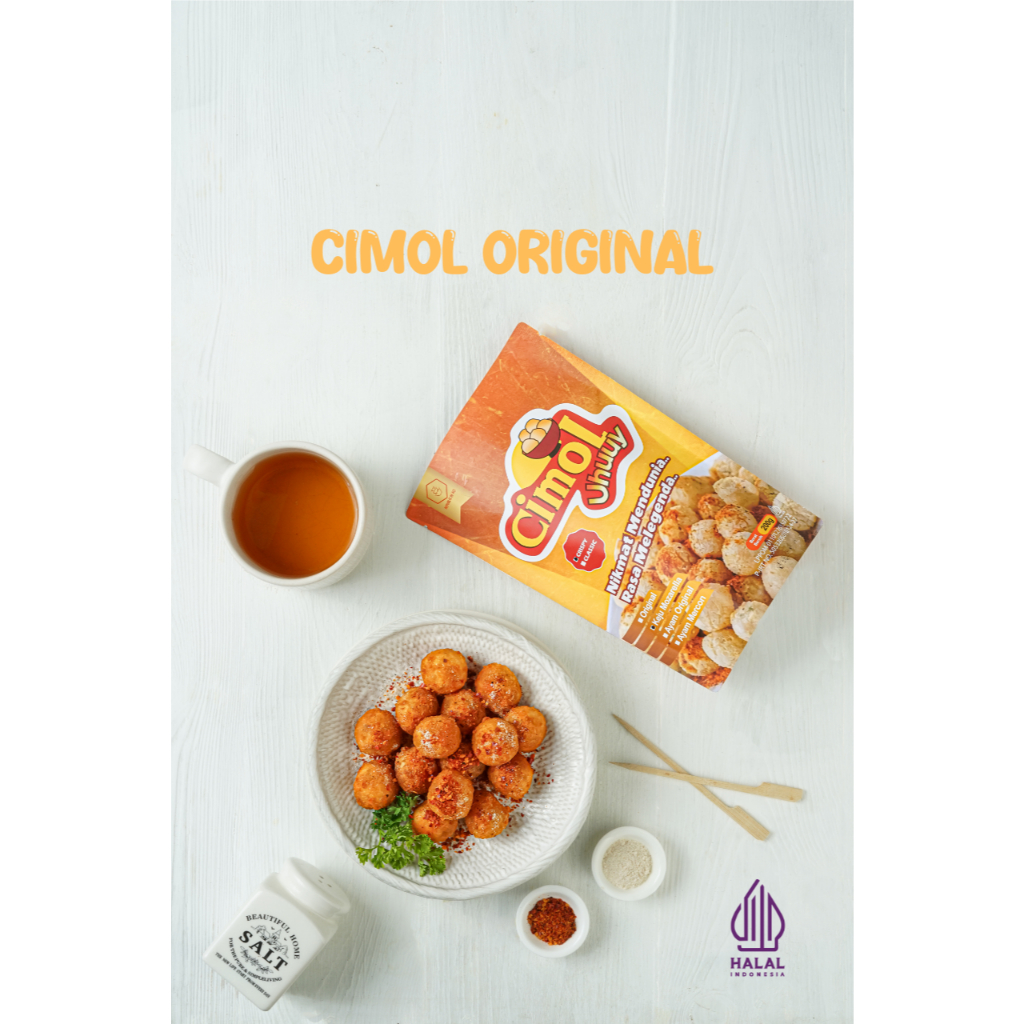 Jual Cimol Uhuuy - Cimol Klasik Rasa Original Halal Isi 15 | Shopee Indonesia