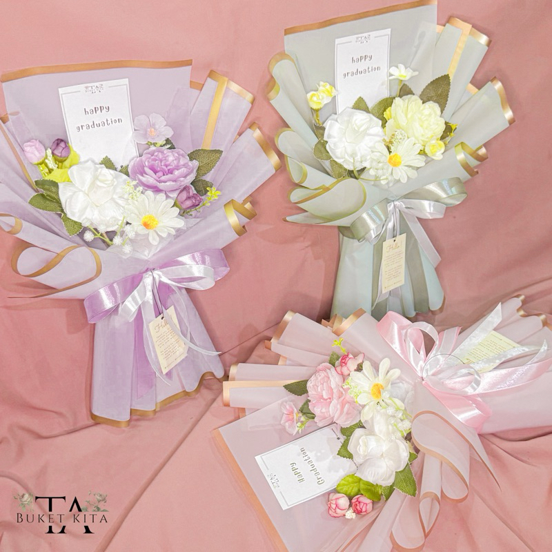 Jual Buket Bunga Artificial/Palsu Size S | Buket Bunga Makassar | TA ...