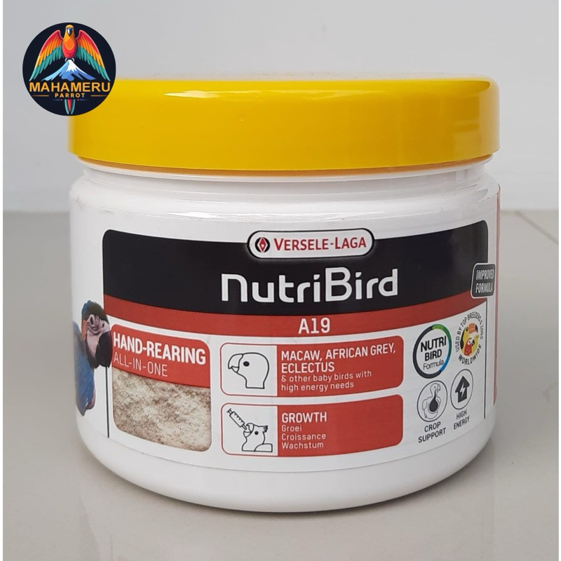 Jual NutriBird A19 250gr HandFeeding Formula High Protein Pakan Bubur loloh Burung Parrots ...