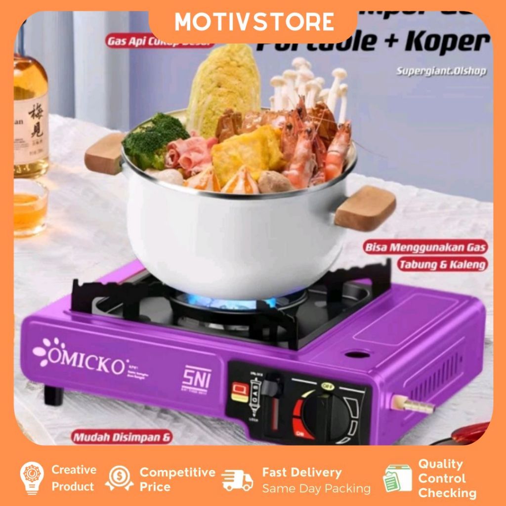 Jual Kompor Gas Portable 2 in 1 - Praktis, Aman, Bisa Pakai Gas Kaleng ...