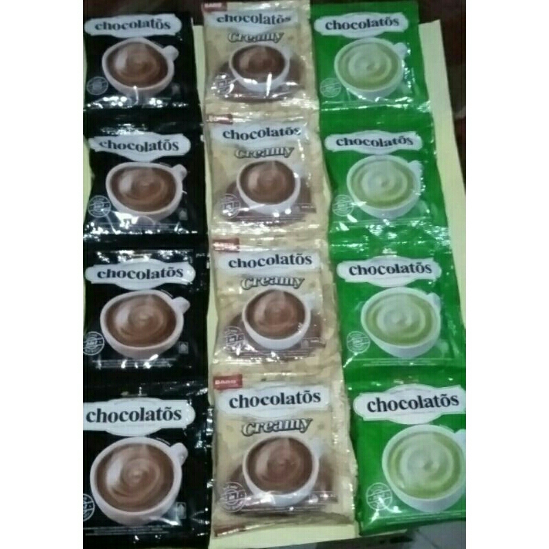Jual CHOCOLATOS DRINK ISI 10 SACHET-HITAM CREAMY MATCHA-MINUMAN BUBUK ...