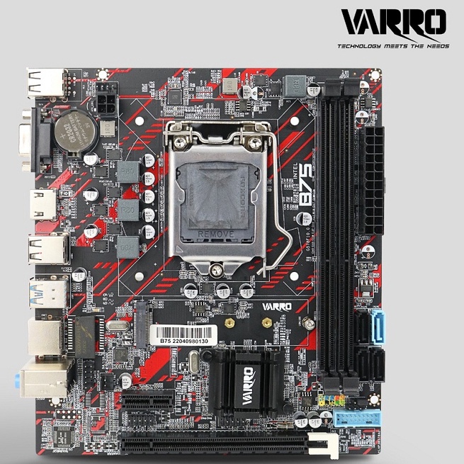 Jual KODE D87C Motherboard Varro H61 Plus LGA 1155 Mainboard H61B75 Varro USB 3 Socket 1155 MOBO ...